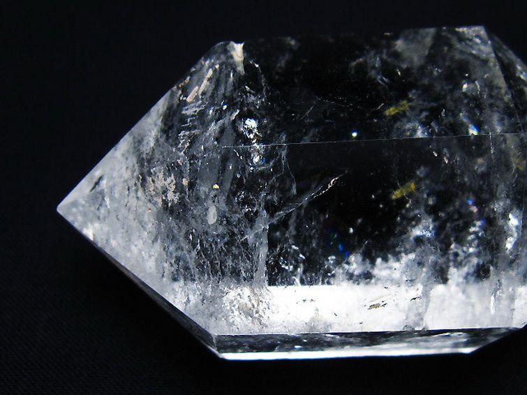 虹入りヒマラヤ水晶ダブルポイント [t98-2676] 銀座東道天然石専門店(本店)